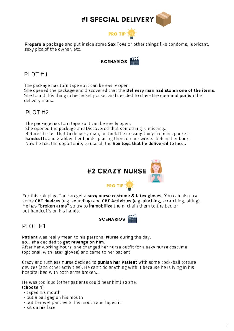 Sex Roleplay Cards 25 Naughty And Sexy Roleplay Scenarios For You Try