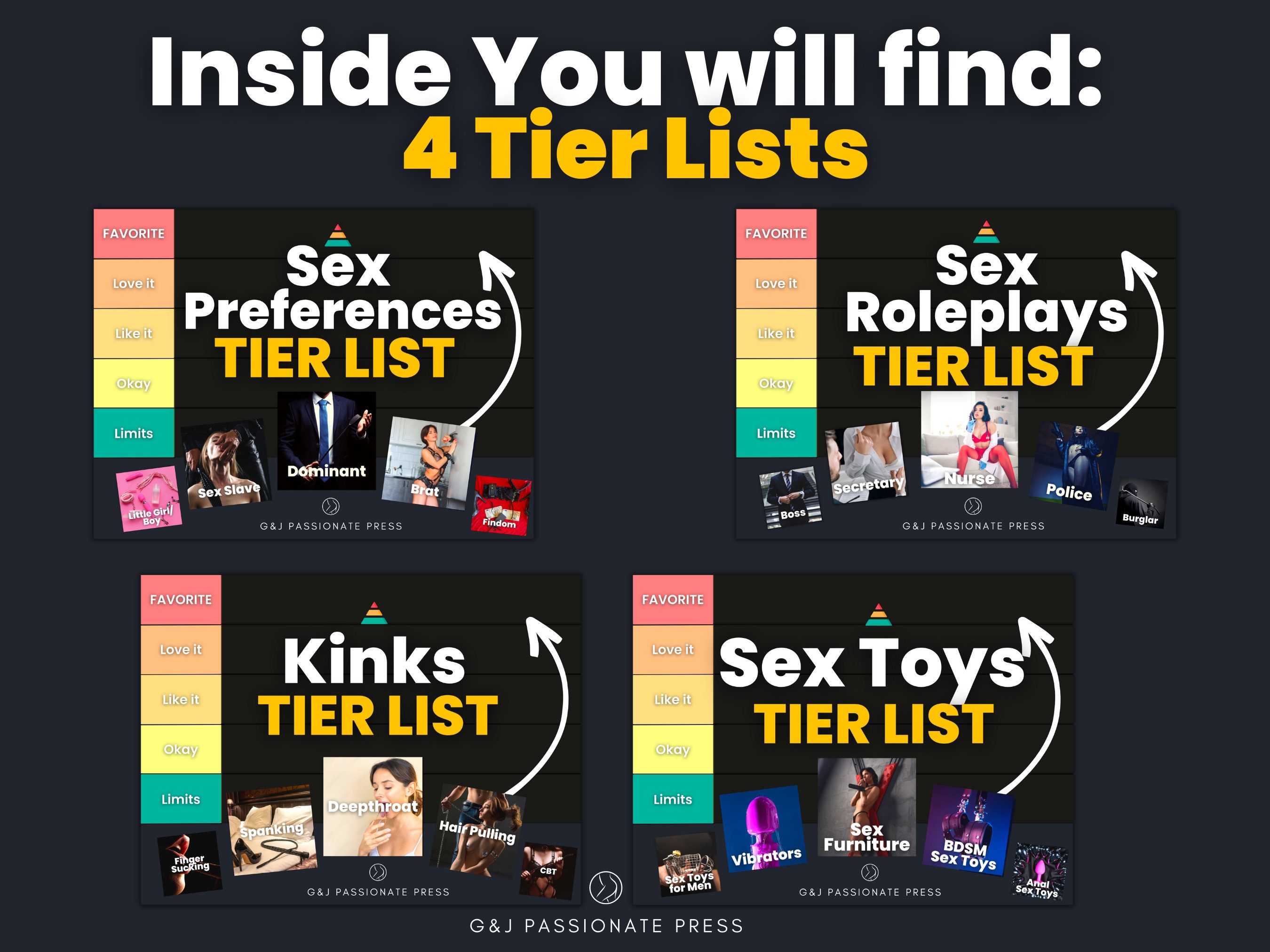 Sex Bundle Tier List Tier Up Your Favorite Roleplays Sex Toys Preferences And Kinks Over 200