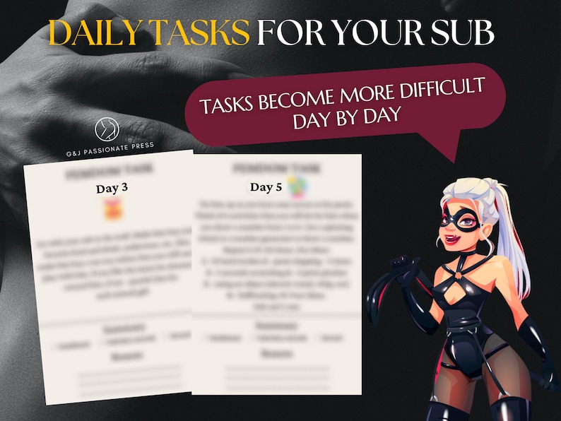 Femdom Tasks. Daily Humiliating & Training Tasks for Submissive for One Week. Male Sexual and ...