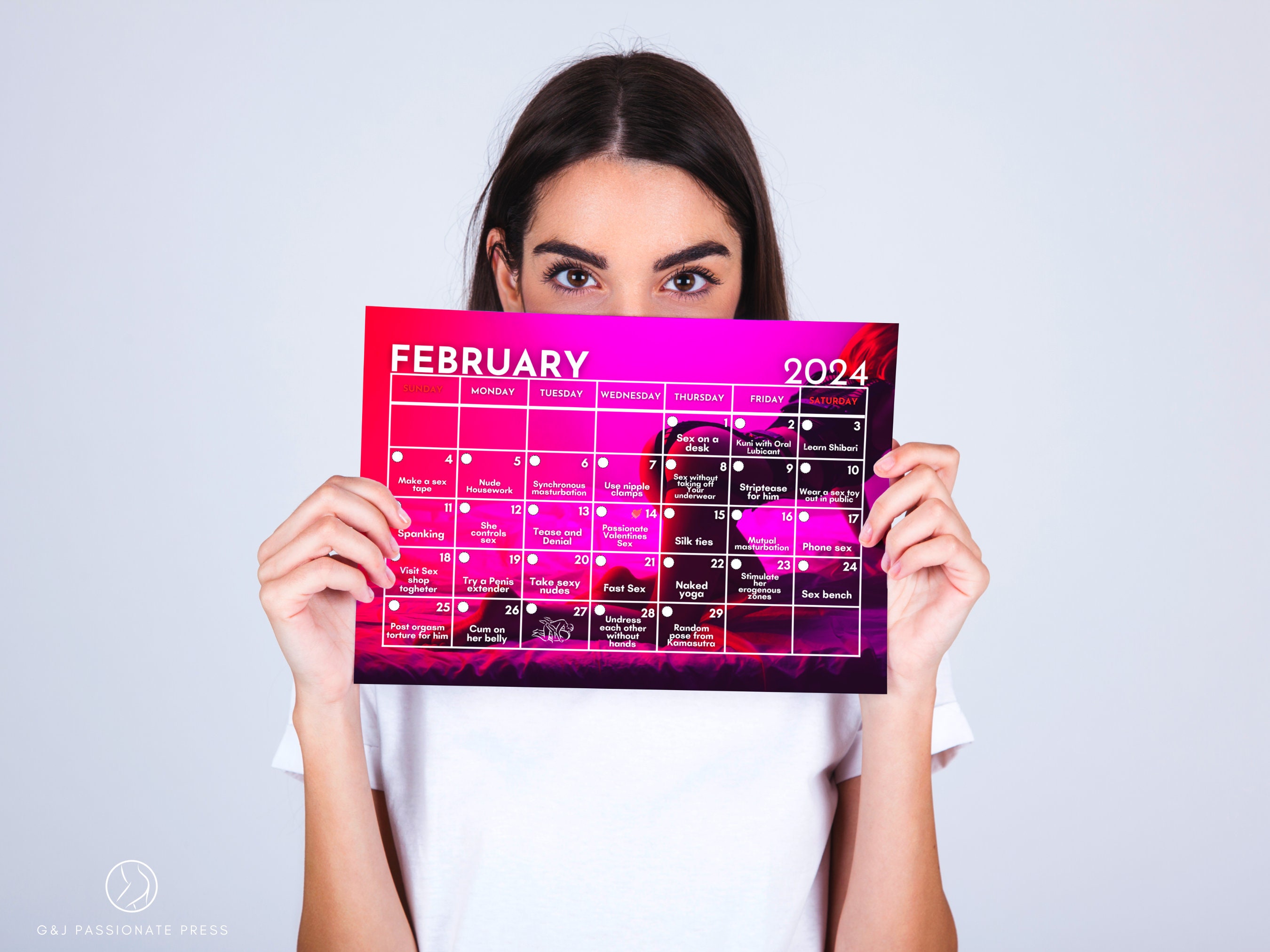 Adult Sex Calendar 2024 Printable Calendar With 365 Different Sex Ideas