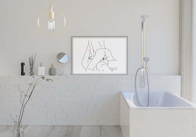 Premium Cowgirl Sex Poster Sex Positions Line Art for - Etsy.de