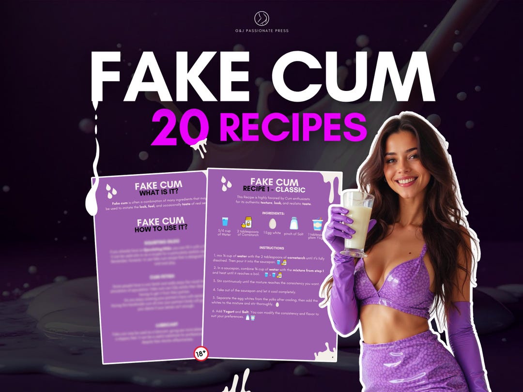 Fake Cum Recipies - 20 Semen Recipies for Cum Eating Ideas, Facials, Cum Fetish, Ejaculating ...