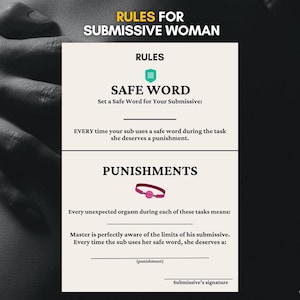 Submissive Woman Tasks Bundle - 250+ BDSM Sex Activities and Sub Ideas ...