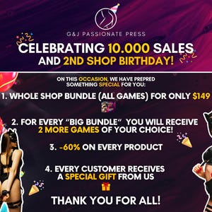 Naughty Sex Cards With Over 100 Activities and Sex Positions. Printable ...