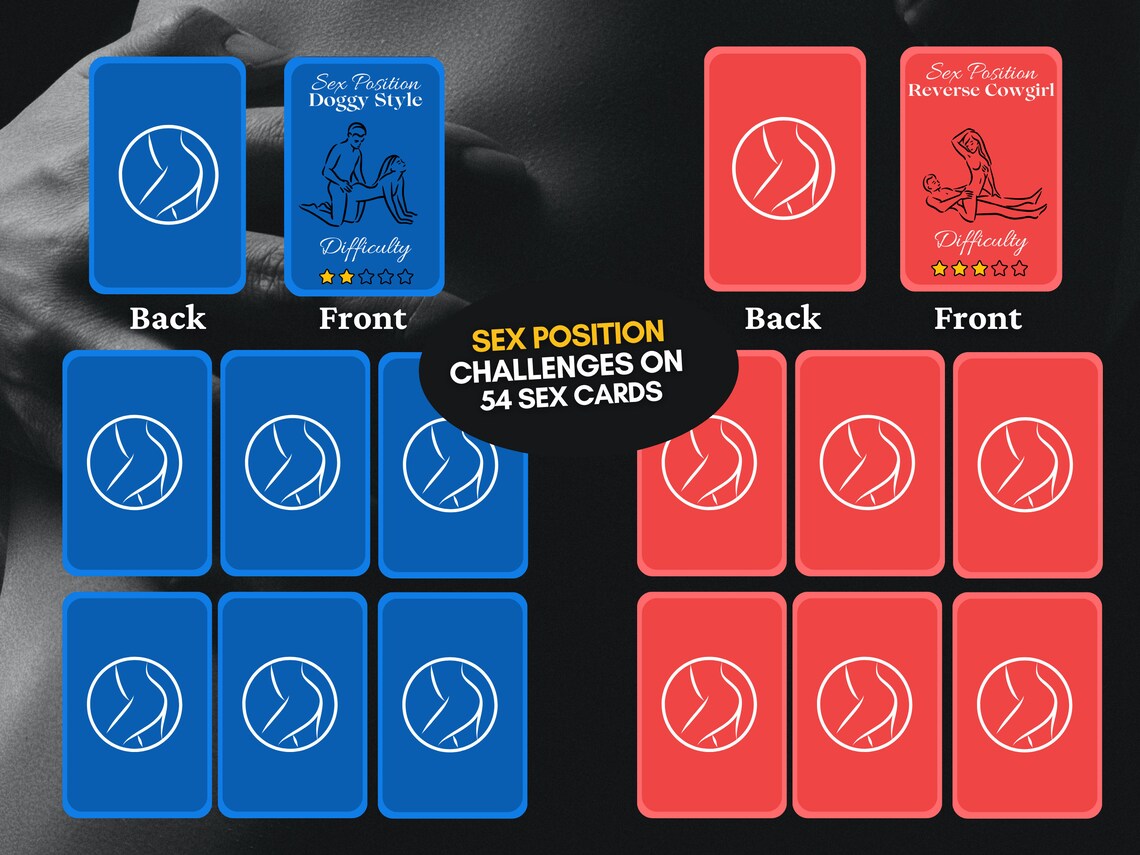 Sex Position Cards Game Printable Sexy And Naughty Couples Game With Over 50 Sex Positions