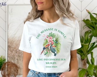 Tiger Shirt Wildlife Shirt Conservation Shirt Save the - Etsy