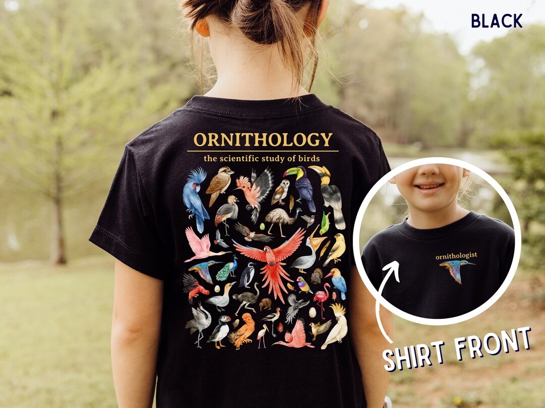 Ornithology Youth Birds of the World Shirt // Conservation Shirt ...