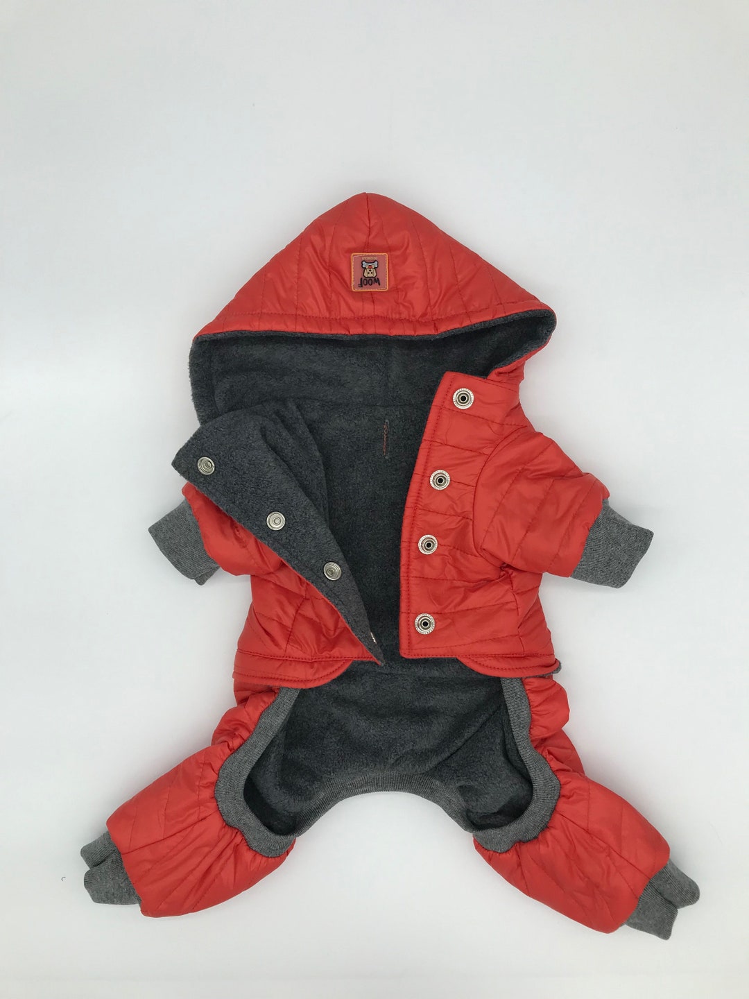 Winter Snow Dog Puffer OVERALL DOG SNOW Jacket - Etsy