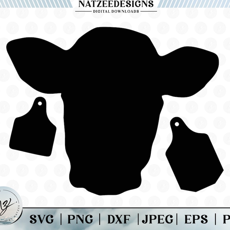 Cattle Tag Svg - Etsy