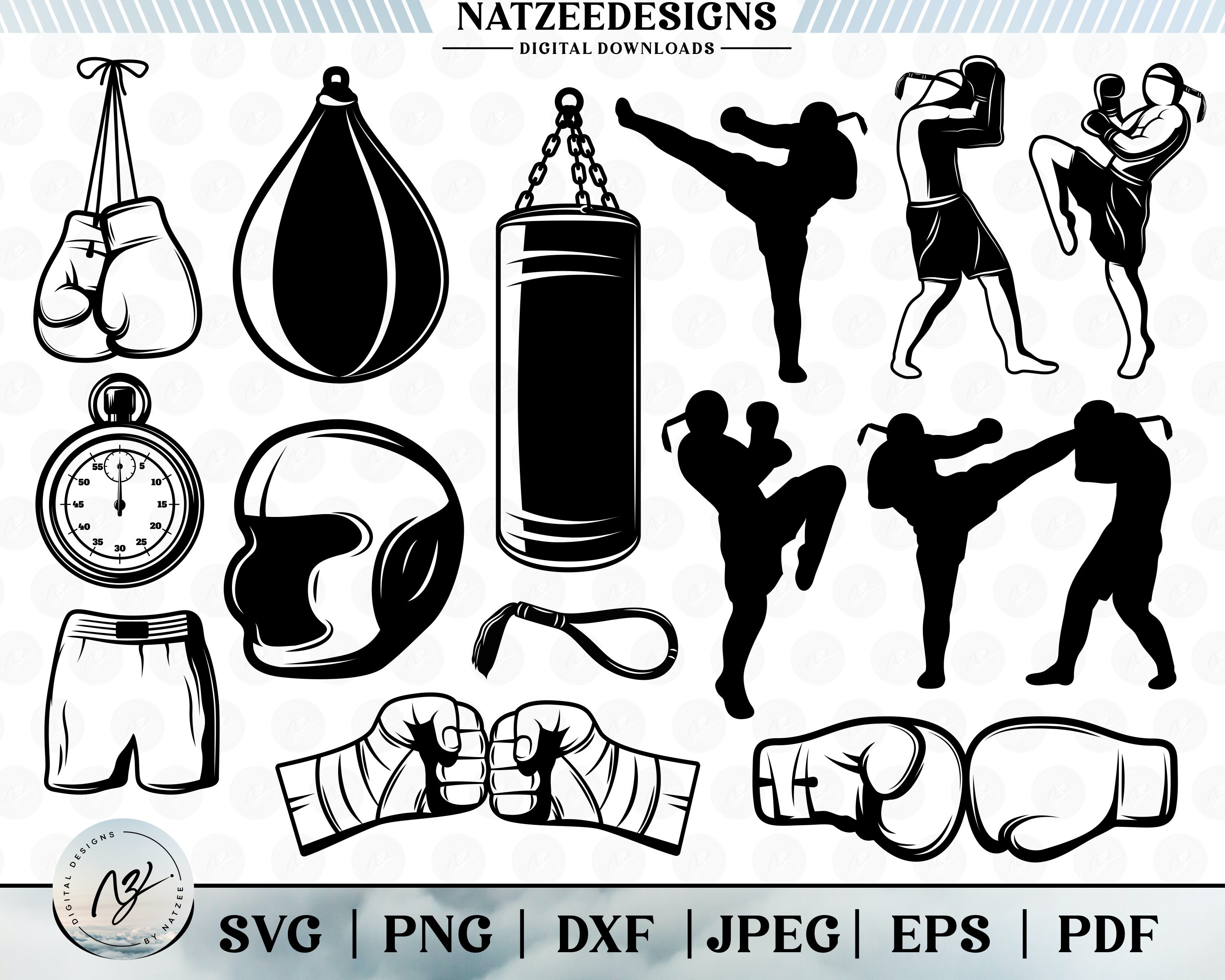 Boxing Svg, Boxing Gloves Svg, Boxer Svg, Boxing Clipart, MMA Svg eps ...