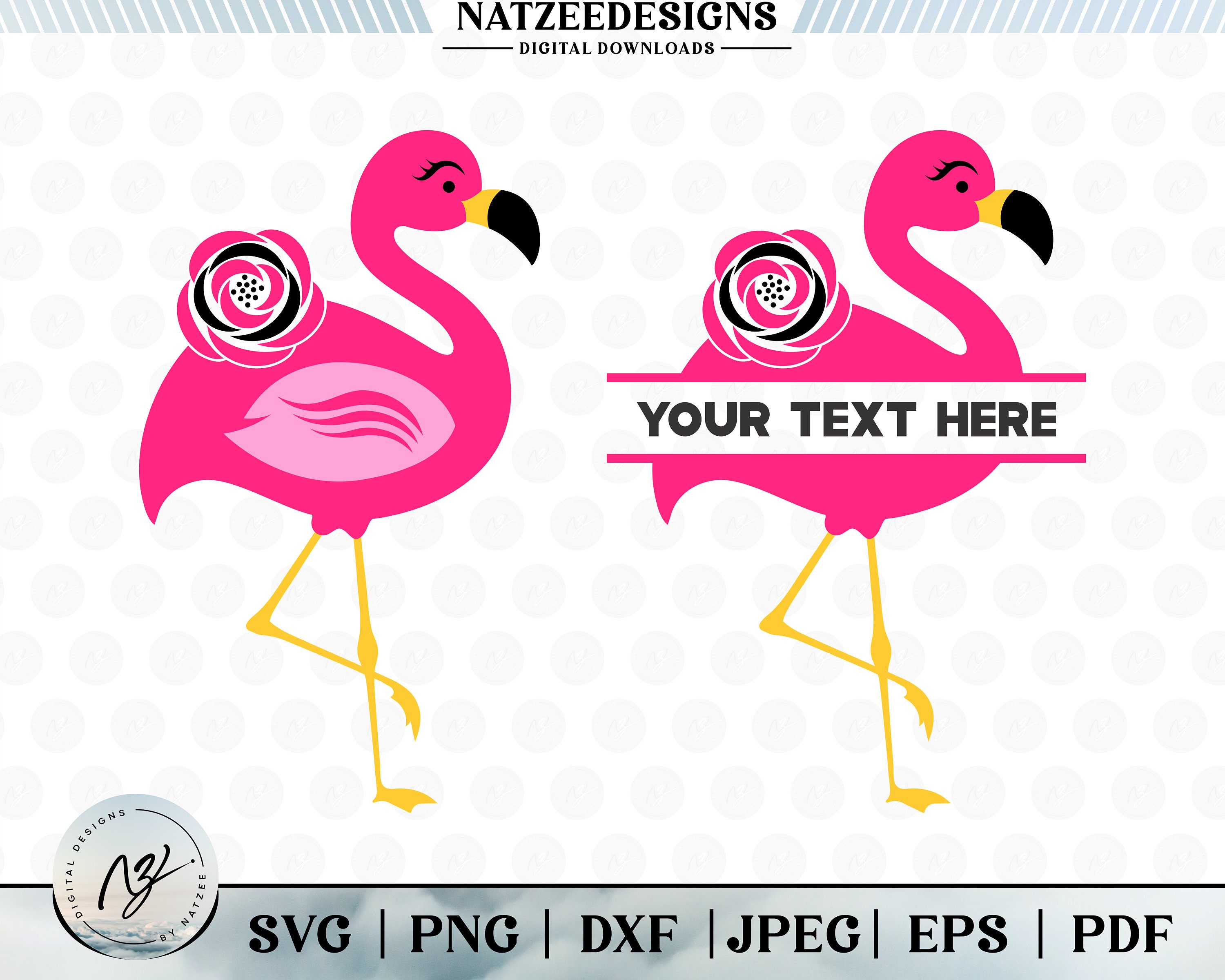 Flamingo SVG Flamingo Clipart SVG Bundle Flamingo Cut File - Etsy Ireland