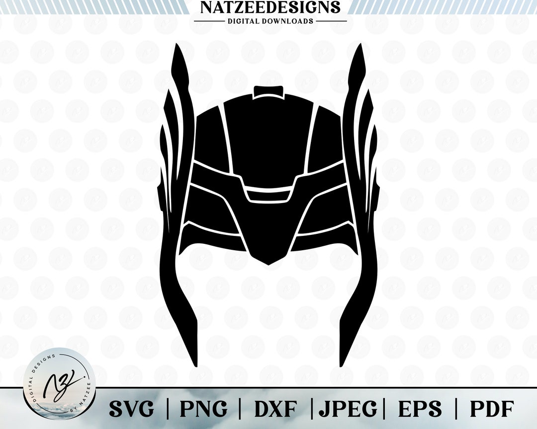 Thor Helmet Svg Clipart Cricut Digital Vector Cut File Svg - Etsy Canada