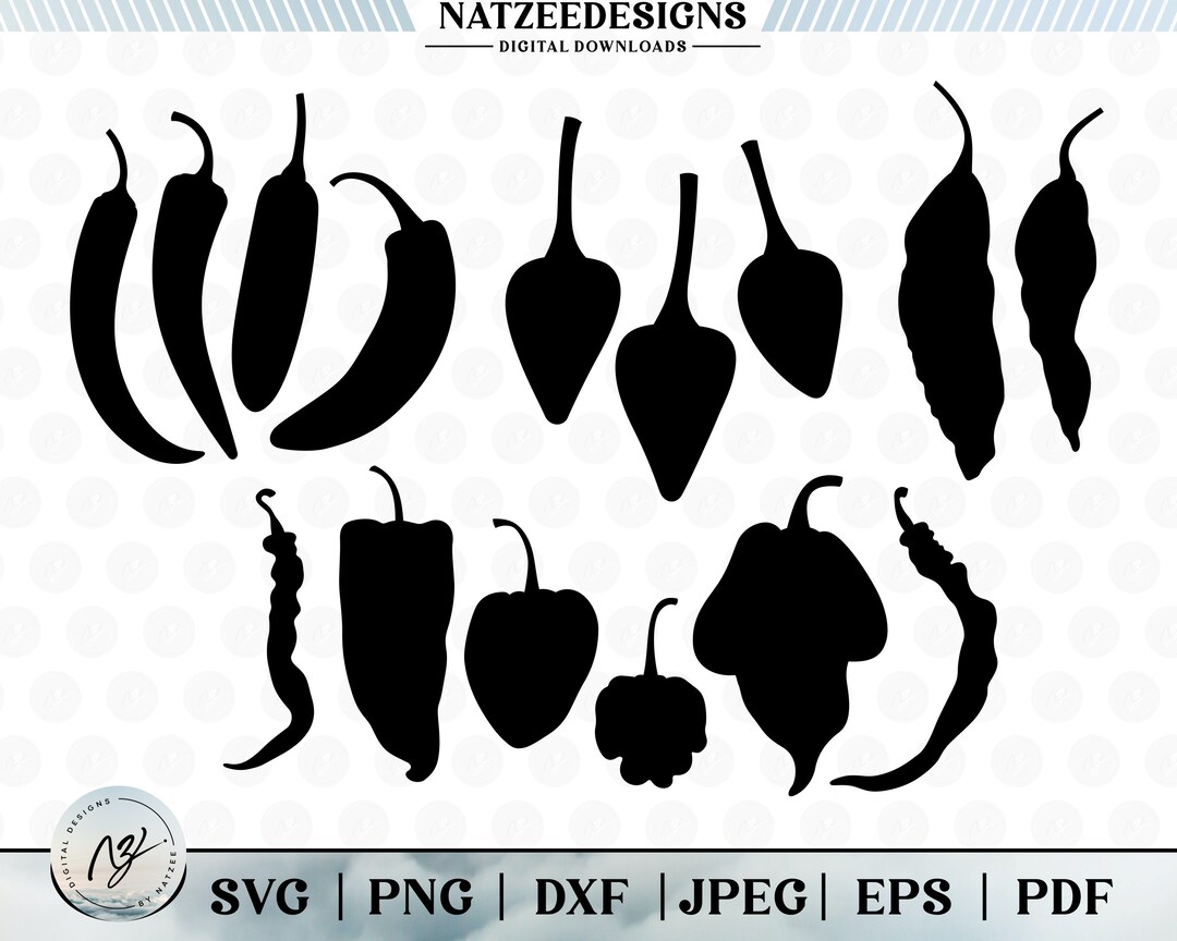 Chili Pepper Svg, Pepper Svg, Chili Pepper Clipart, Chili Pepper Png ...