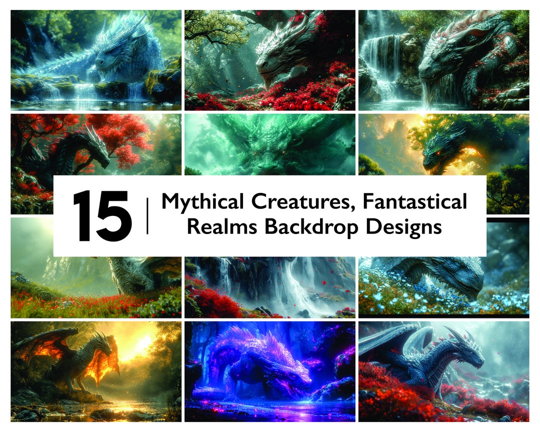 15 HD Backdrops Inspired by Mythical Creatures and Fantastical Realms ...