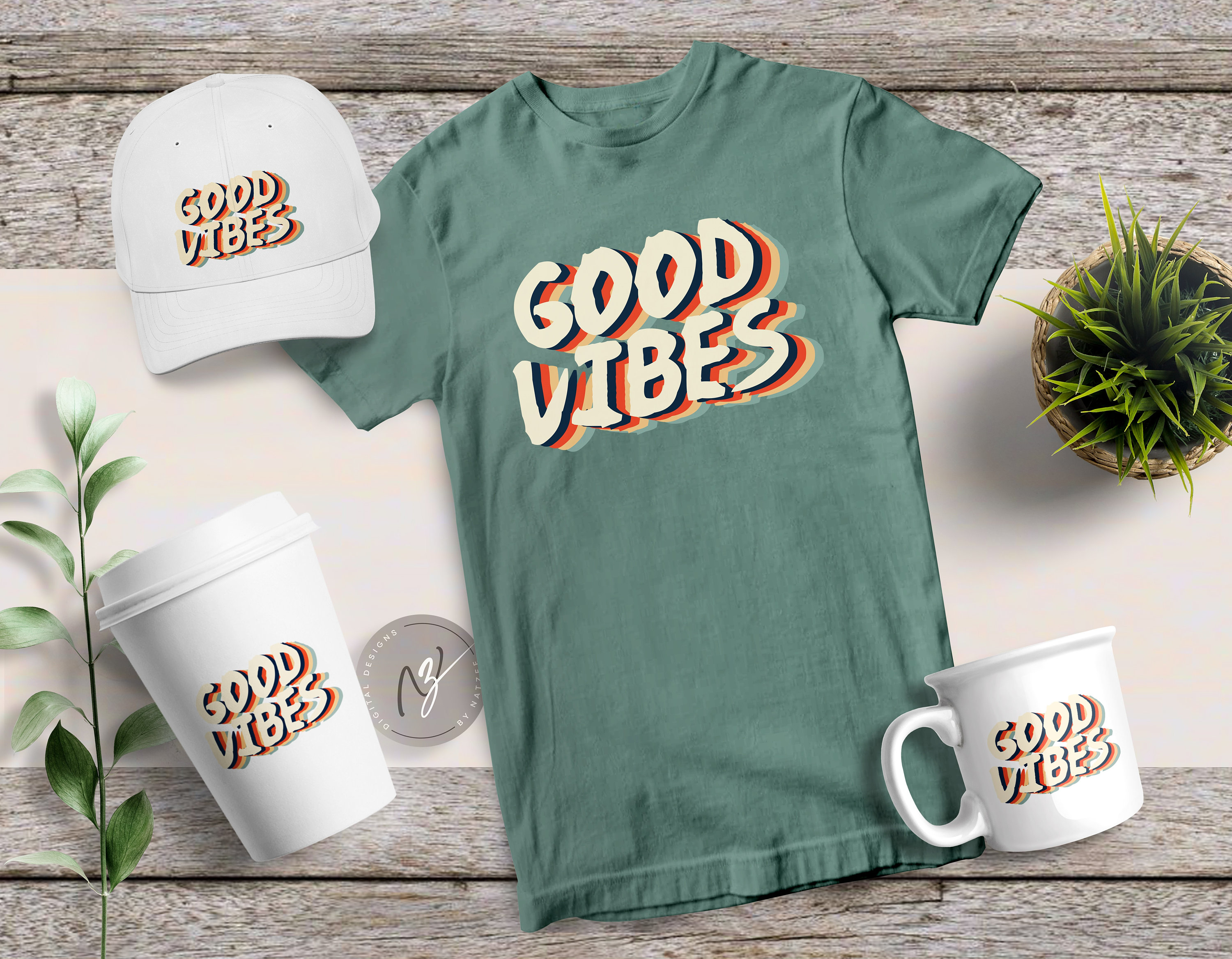 Good Vibes Svg,retro Svg, Digital Download ,vintage Shirt, Positive ...