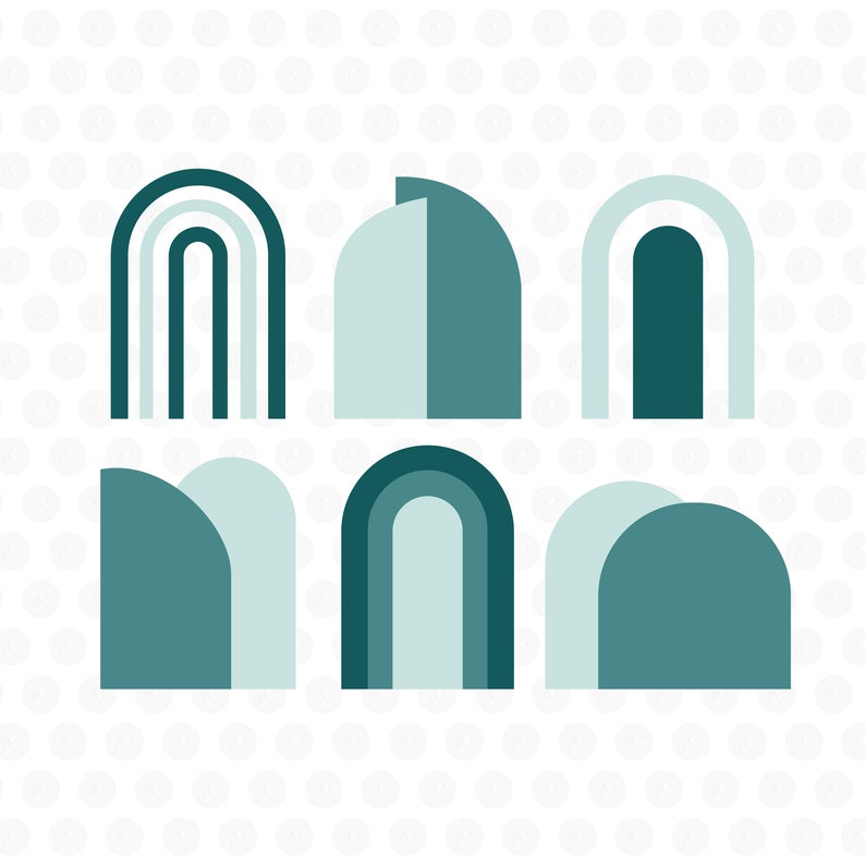 Arch Template SVG Different Style Arch Wedding Invitation - Etsy