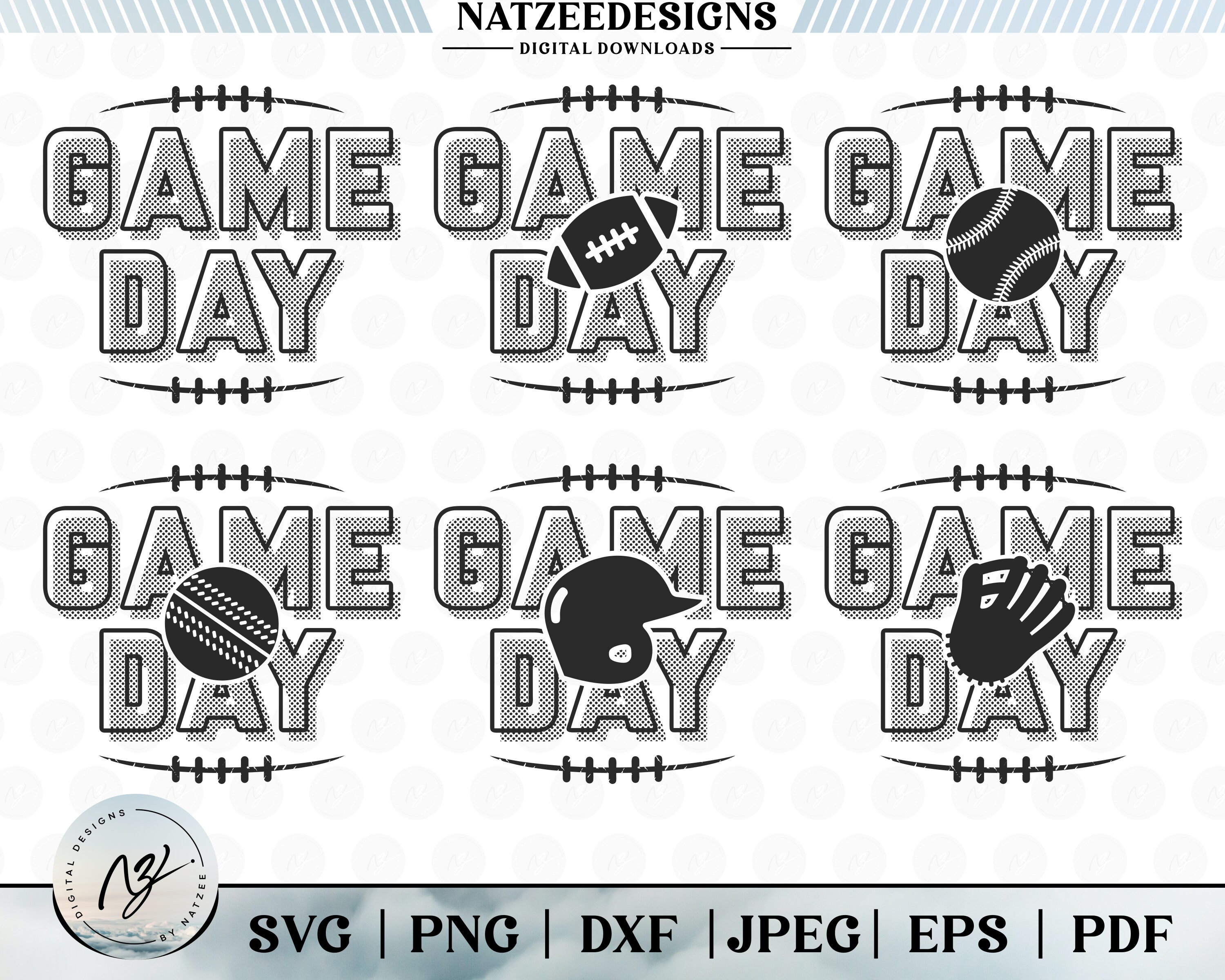 Game Day Svg, Football Drawing, Football Stitches, Game Day Clipart Svg ...
