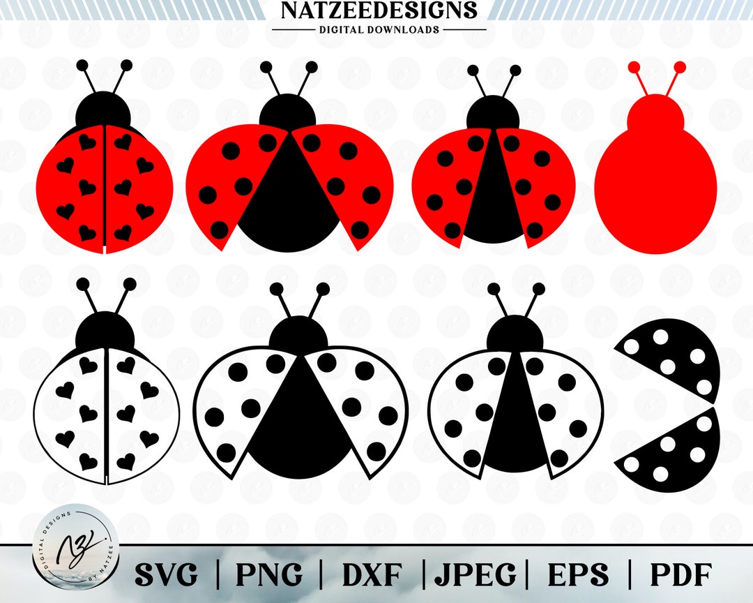 Ladybug Svg, Ladybug Clipart, Ladybug Png, Lady Bug Svg, Ladybug Bug ...