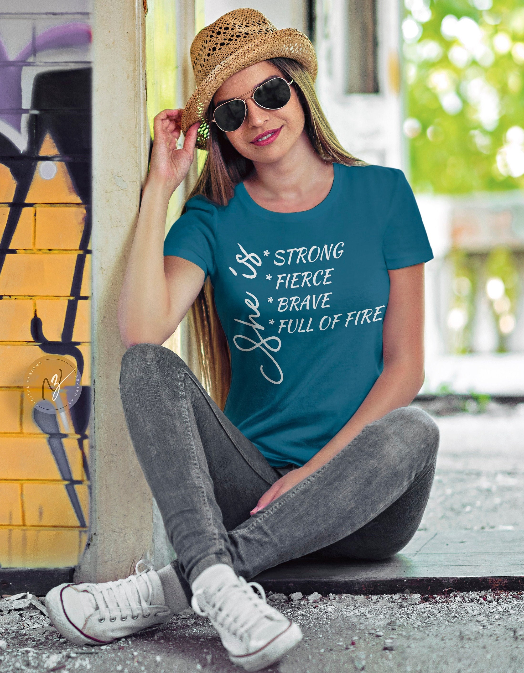 She is Strong Svg Fierce Svg Brave Svg Full of Fire Svg - Etsy