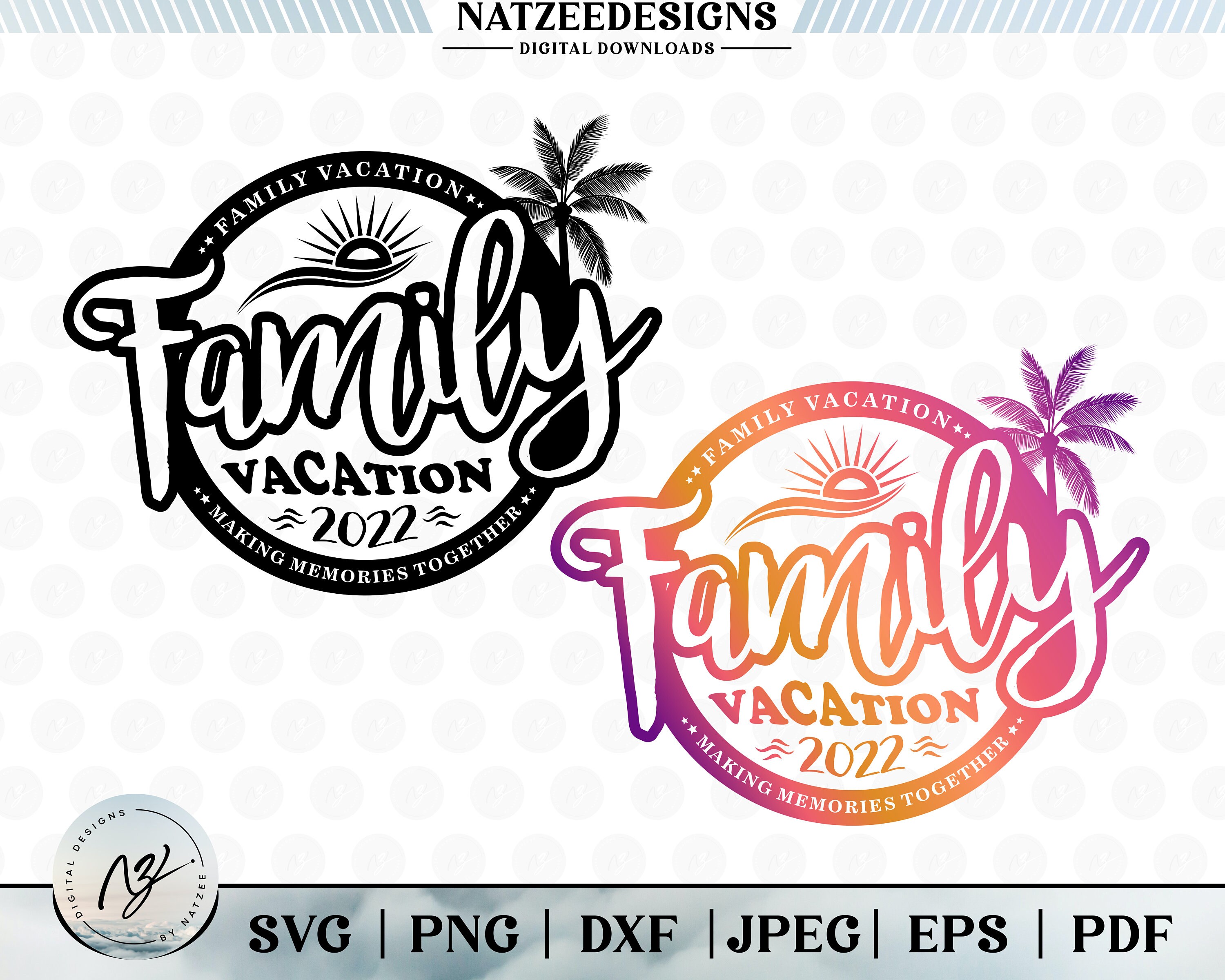 Family Vacation 2022 Vacation SVG Cricut Files Family - Etsy