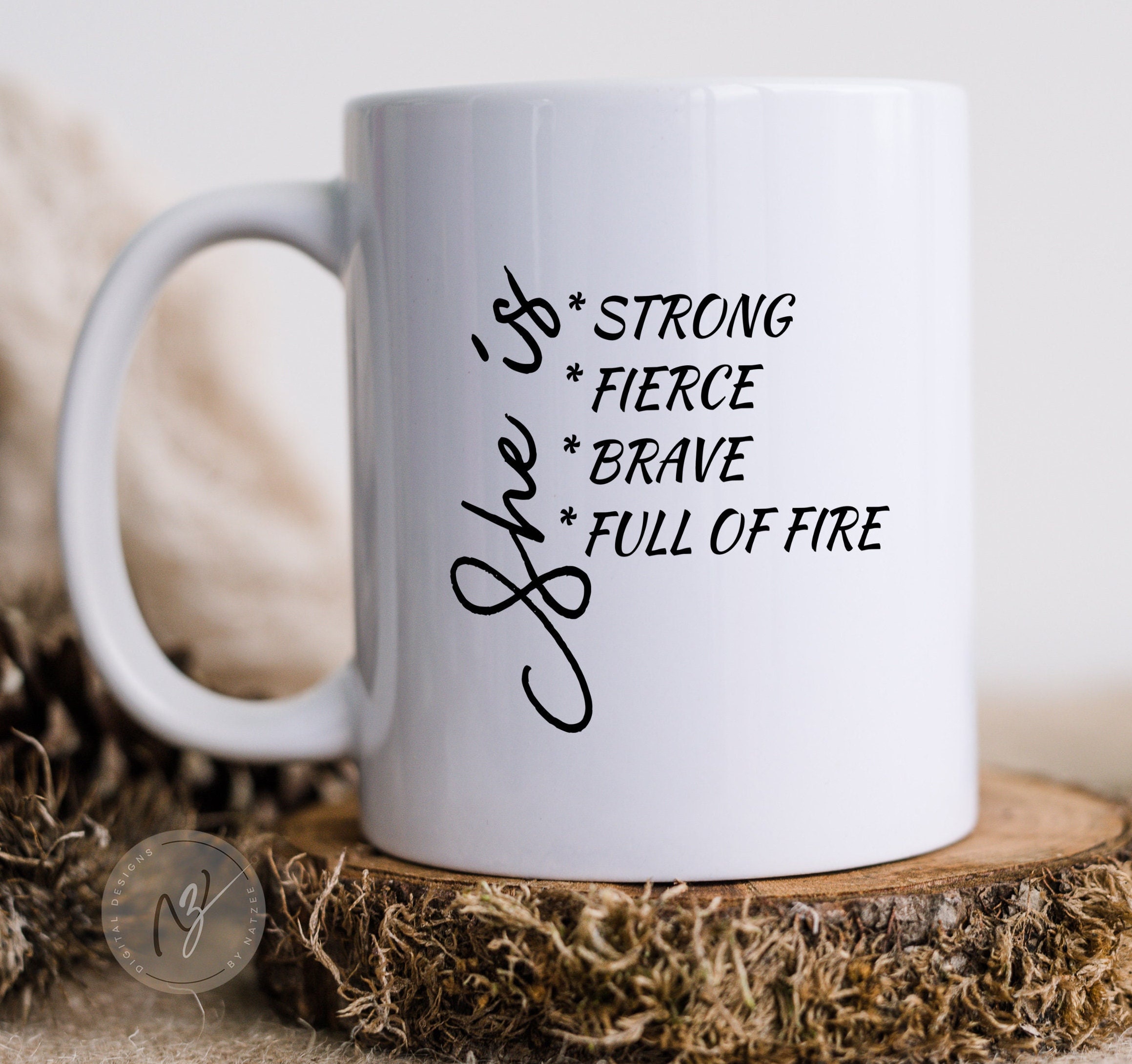 She is Strong Svg Fierce Svg Brave Svg Full of Fire Svg - Etsy