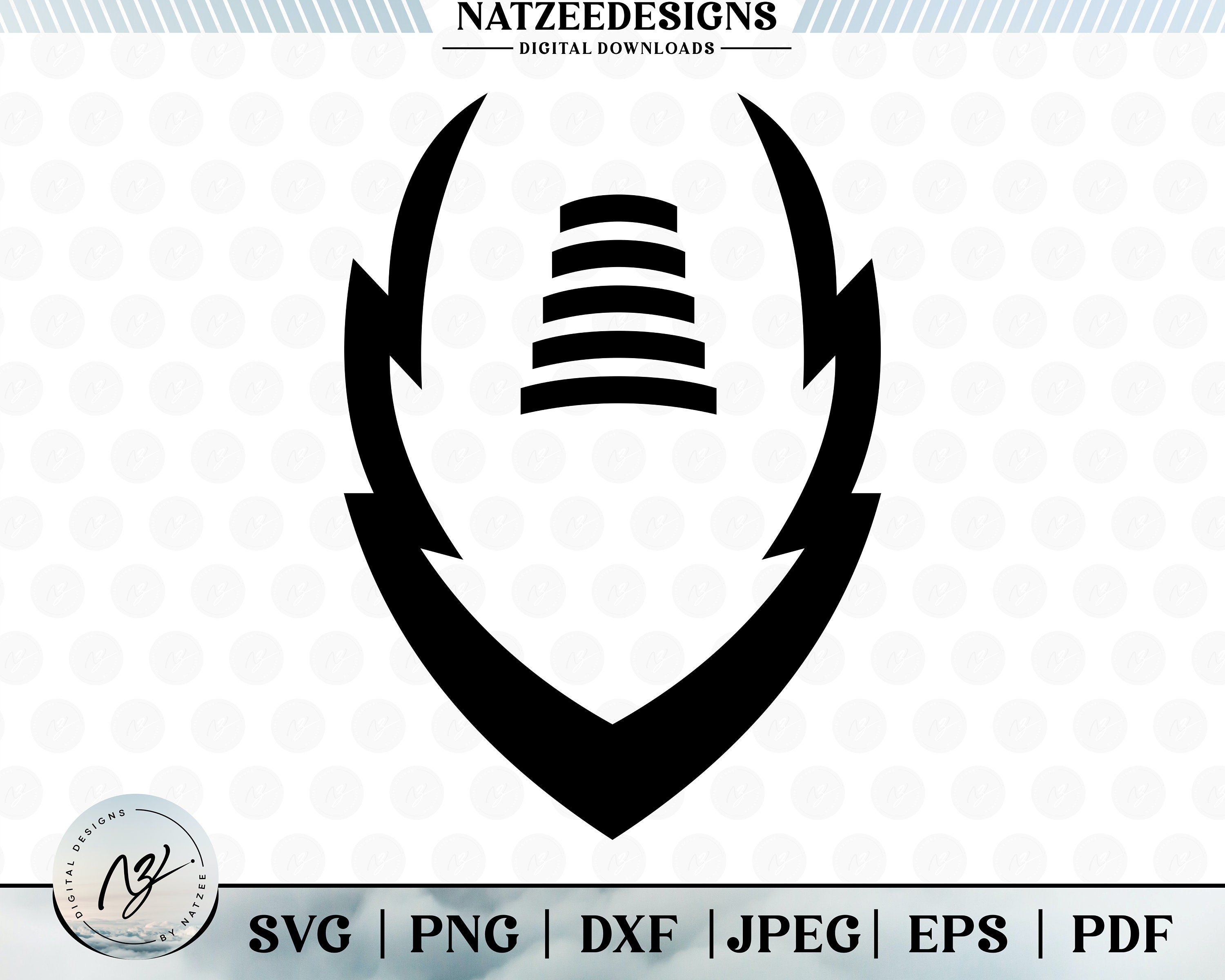 Football Laces SVG, Football Stitch Outline (digital Download) - Etsy