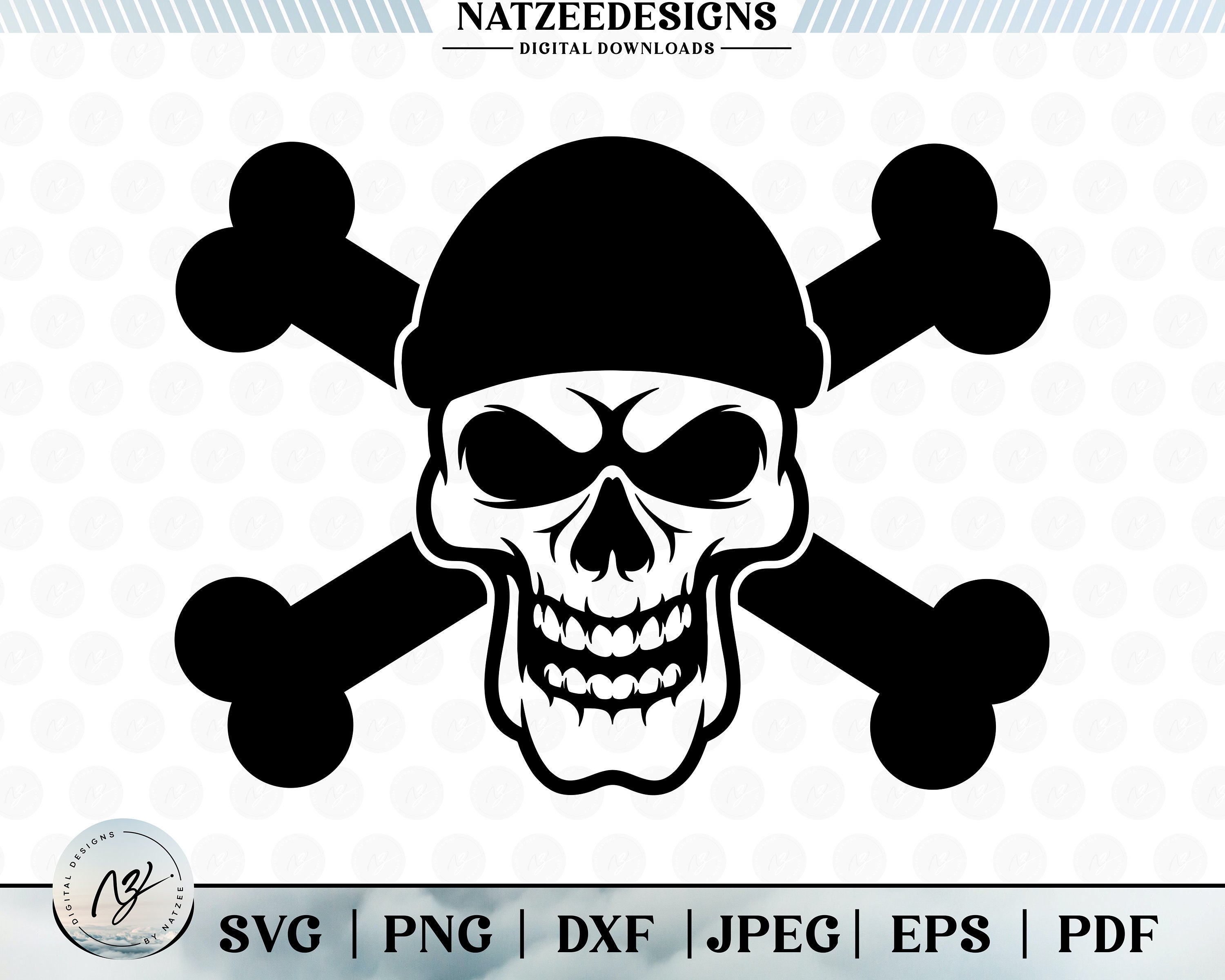 Jolly Roger Svg Pirate Skull Svg Clip Art Silhouettes Cut - Etsy Australia