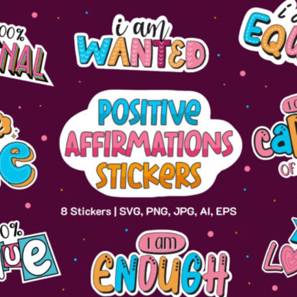 Positive Affirmations for Kids - Etsy