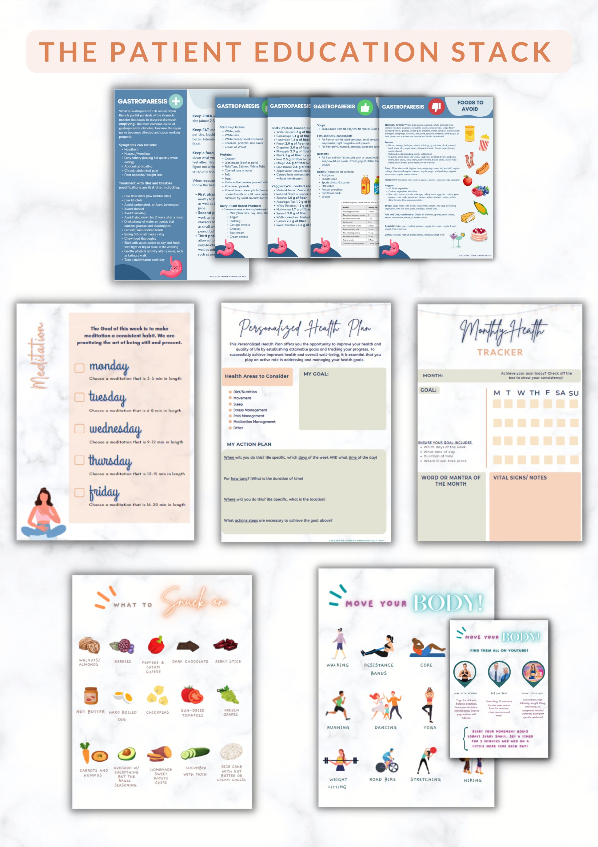 Patient Education Stack! - Etsy