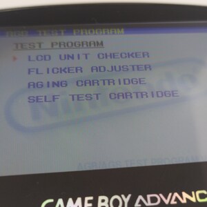 Custom Made of Nintendo Game Boy Advance Gba Test Ags Aging Cartridge ...