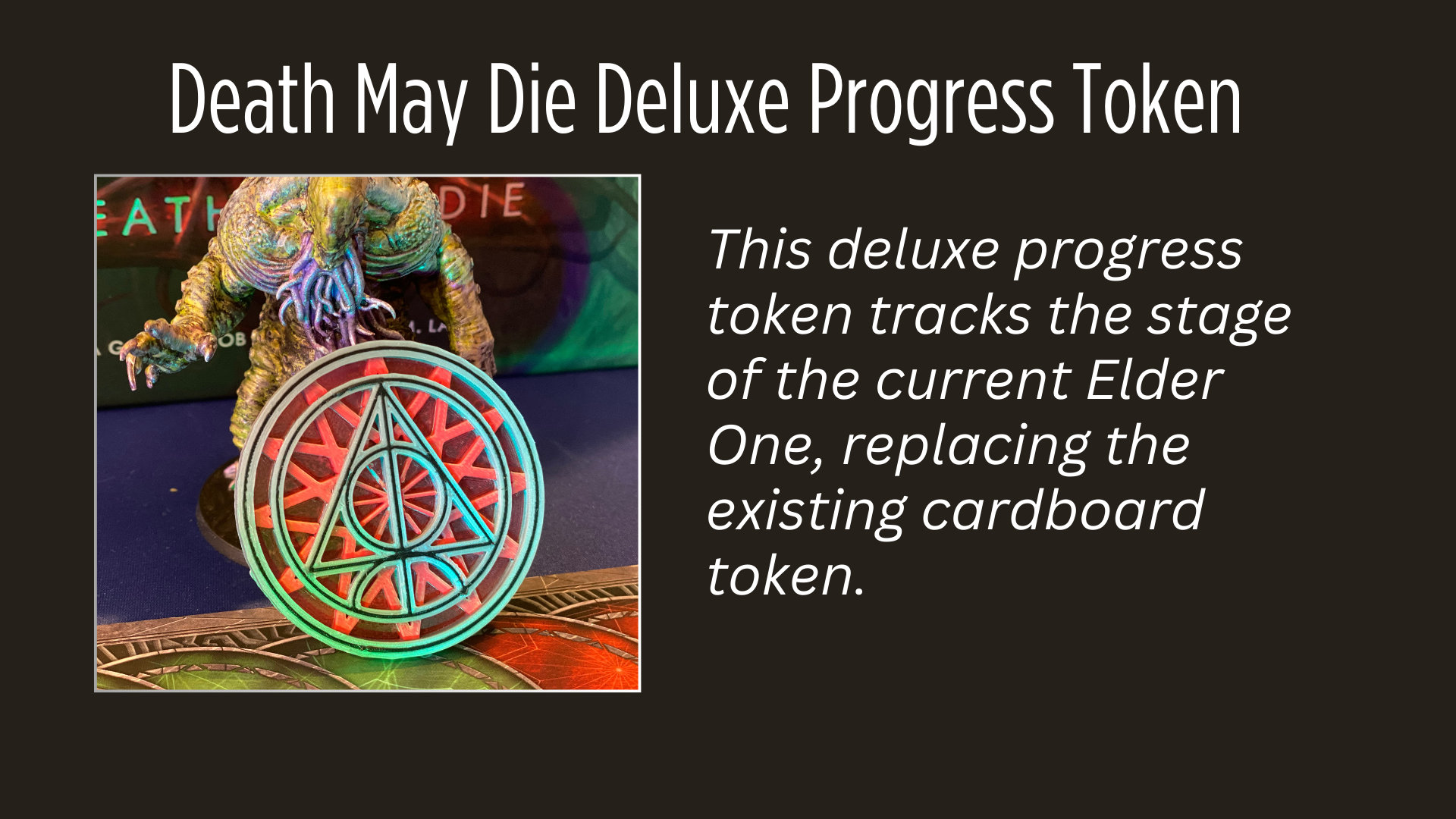 Elder God Progress Tracker and Health Tokens, Deluxe Upgrades for ...
