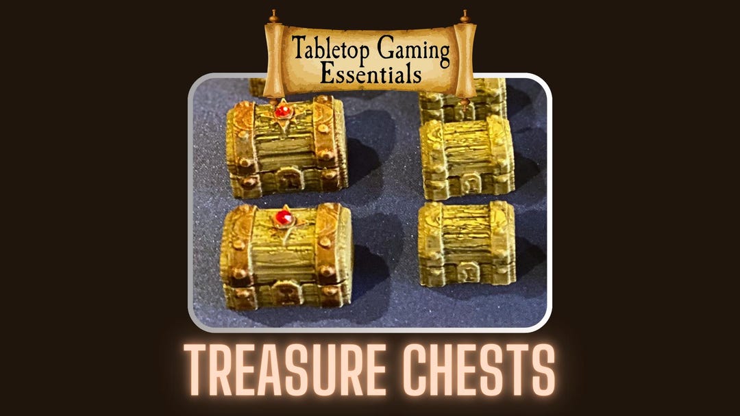 3D Treasure Chests, Deluxe Upgrade for Dungeons and Dragons, Rpgs and ...