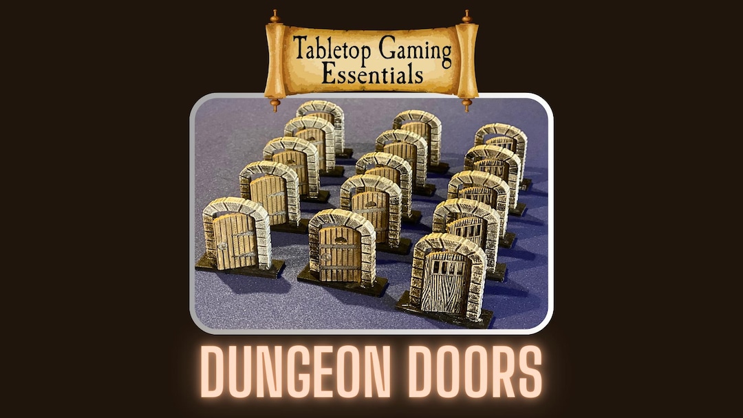3D Dungeon Doors, Deluxe Upgrade for Dungeons and Dragons, Rpgs and ...