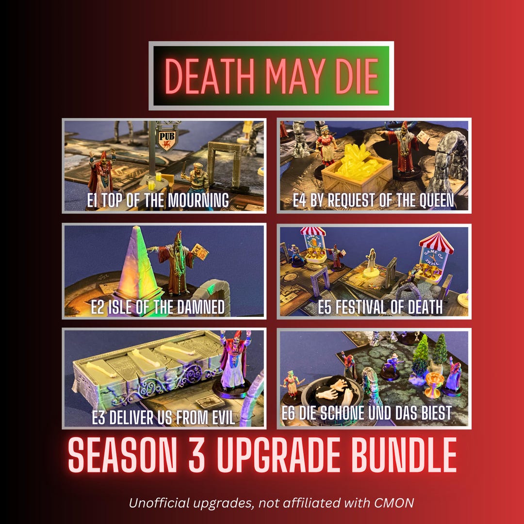 Cthulhu Death May Die Season 3 Upgrade Bundle, Fear of the Unknown ...