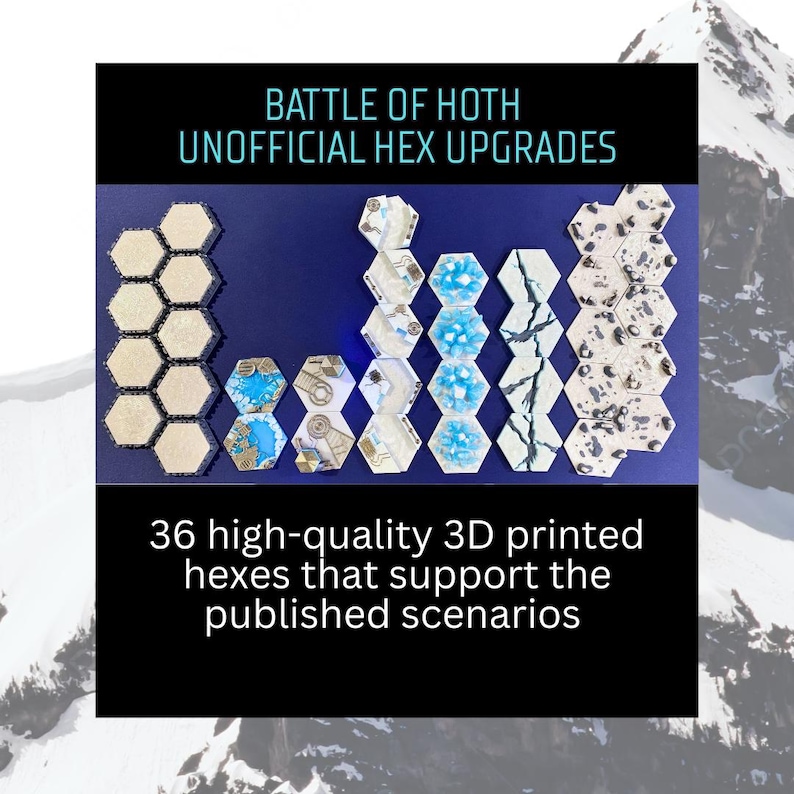 Battle of Hoth Unofficial Hex Tile Upgrades - Etsy
