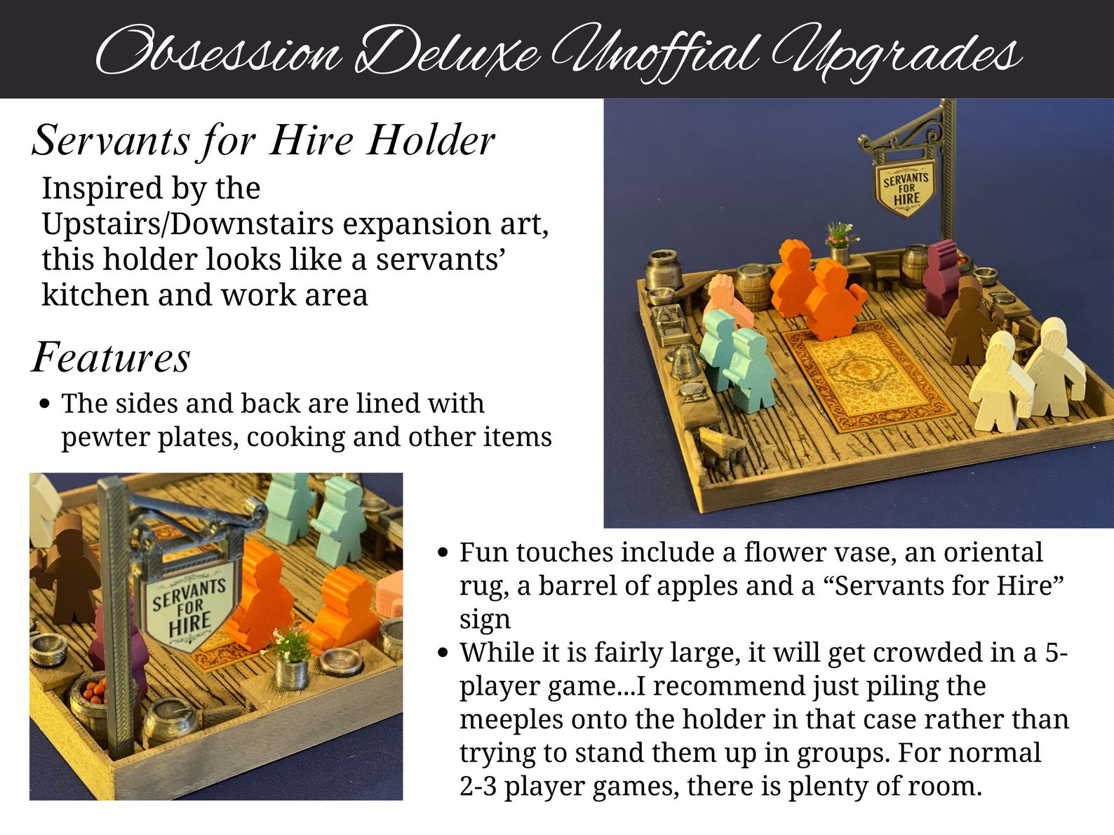 Obsession Deluxe Upgrade Bundle - Deluxe Unofficial 3D Upgrades for the ...