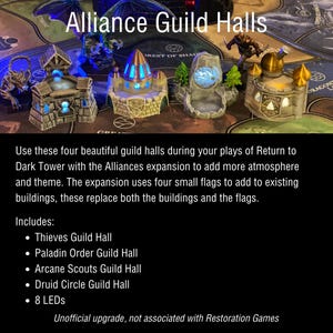 Alliances Guild Halls - Deluxe 3D Upgrade for Return to Dark Tower ...