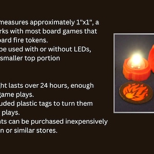 Deluxe Fire Tokens for Board Games - Etsy