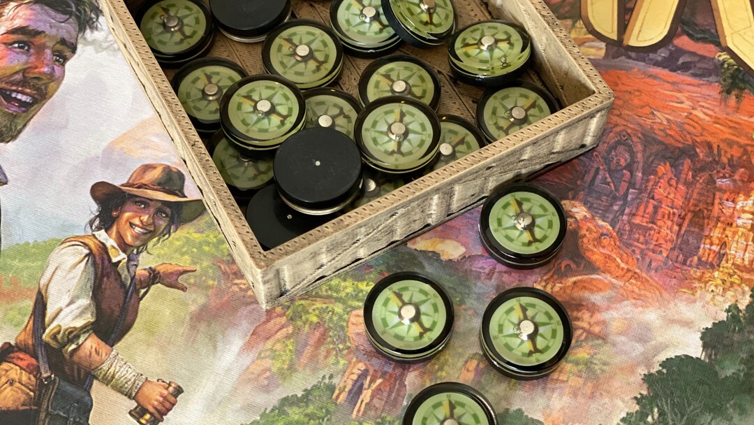 Arnak Real Compass Upgrades , Deluxe Compass Upgrades for the Lost ...