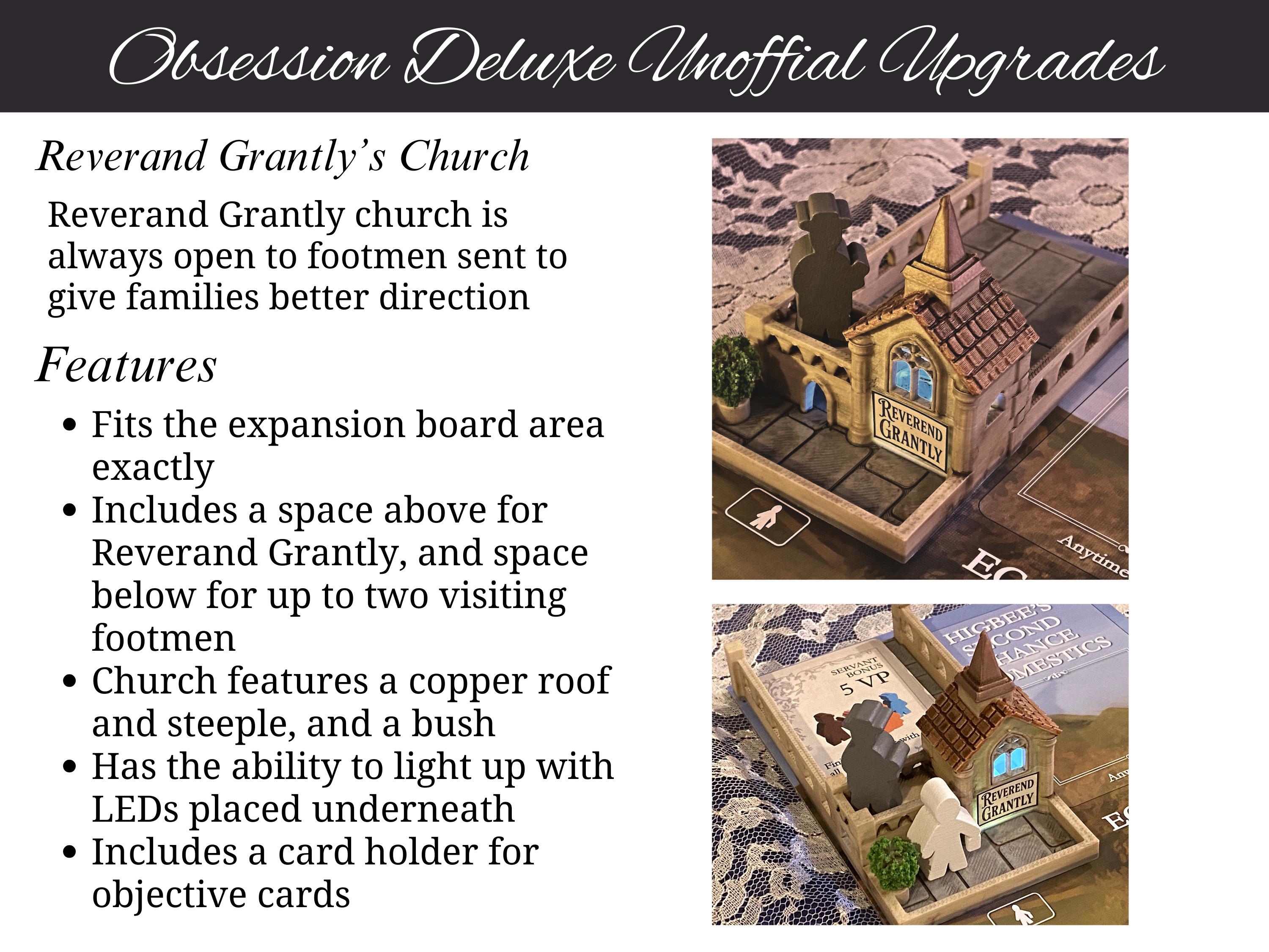Obsession Character Expansion Upgrades - Deluxe Unofficial 3D Upgrades ...