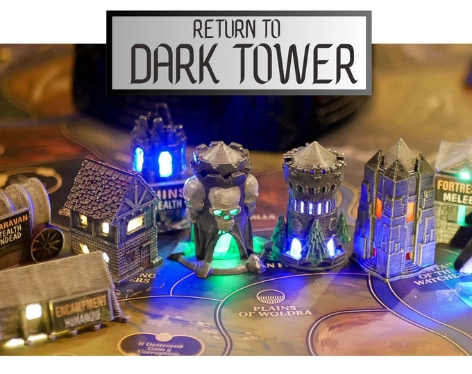 Vintage 1981 Dark Tower Board Game Complete Working Rebuilt Tower - Etsy