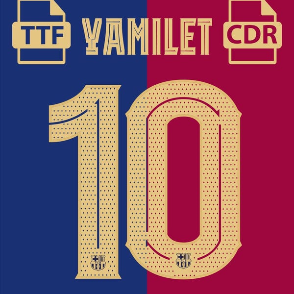 Font Barcelona 2024 2025 - Etsy