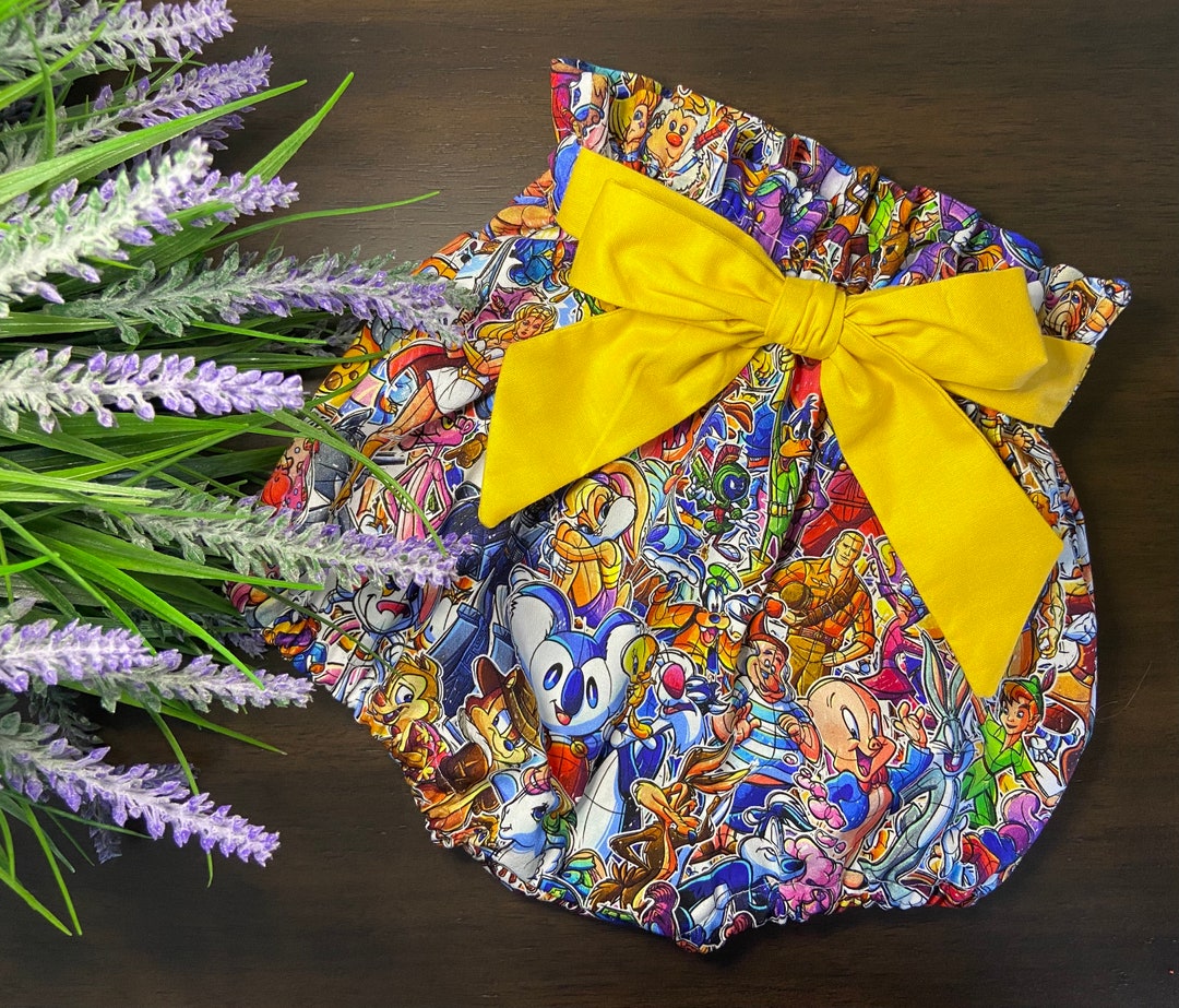 Cartoons Bloomers, Baby High Waisted Bloomers, Diapers Cover, Pants ...