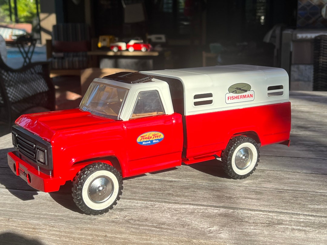 Vintage Tonka Pickup Truck With Camper Topper - Etsy