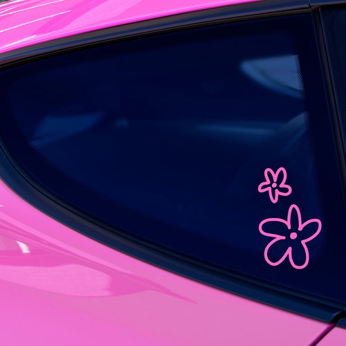 Cute Small Flower Decal Cute Car Stickers Daisy Car Decal - Etsy Hong Kong