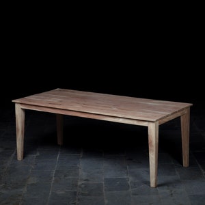 Rustic Wooden Dining Table, Kitchen Dining Table , Durable and Sturdy ...