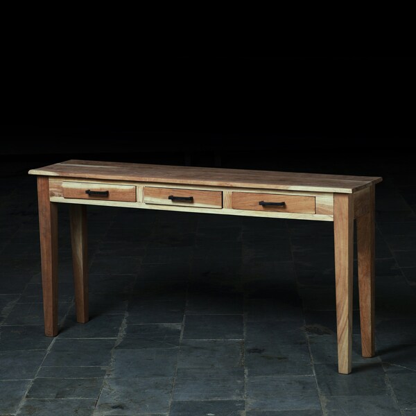 Handmade Console Table With Drawers - Etsy