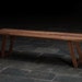 Reclaimed Teak Wood Bench Tapper Leg Bench Natural Finish Kitchen and ...