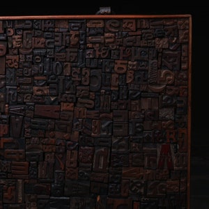 Old Style Word Themed Reclaimed Wooden Wall Panel for Home Decor ...