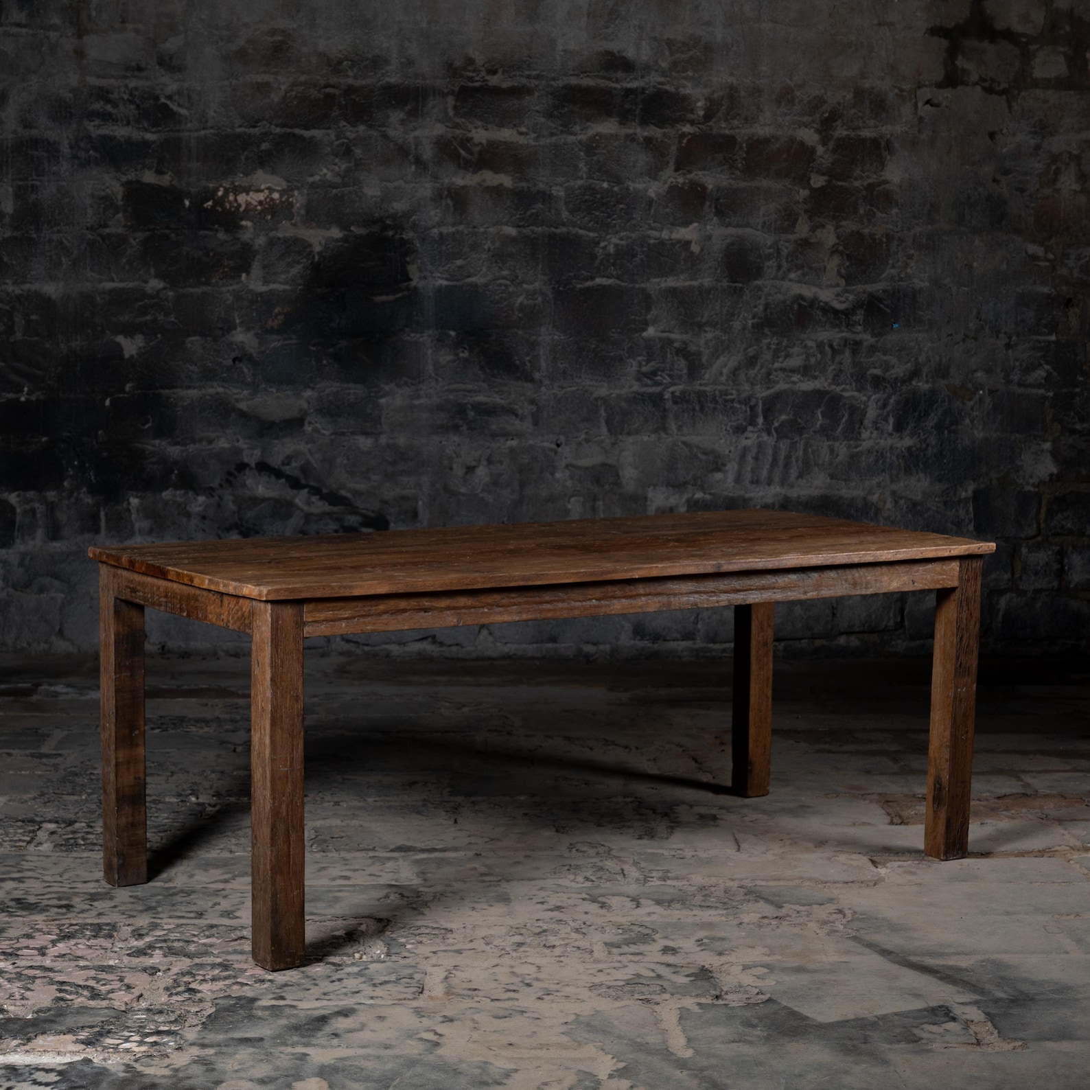Handcrafted Reclaimed Wood Dining Table: Rustic Farmhouse Kitchen Table ...